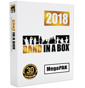 band-in-a-box 2018 megapak [old version, mac dvd-rom]