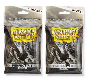 dragon shield 100 standard size perfect fit smoke sleeves (2 packs)