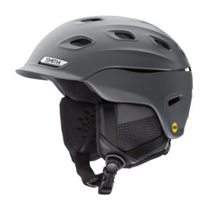 smith optics vantage mips unisex snow helmet - matte charcoal, medium