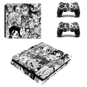 vanknight vinyl decal skin stickers cover anime for ps4 slim s console playstation 4 controllers anime girl