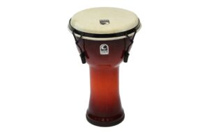 toca djembe, african sunset with bag, 14", height 26" (sfdmx-14afsb)