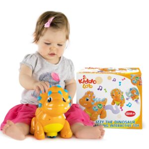 KiddoLab Baby Dinosaur Toy.- Infant Toys with Music, Lights & Dancing Activities. Development Toys for Preschool Learning, Baby Toys for 18 Months & Up