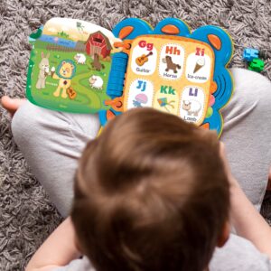 Words and ABC Learning for Toddlers 1-3 Years Old with Chapa The Lion Alphabet Book - Interactive Sound Book with Melodies, Fun Sounds & Light for Early Education and Development