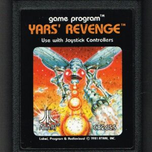 YARS' Revenge - Atari 2600 Video Arcade Game Cartridge CX2655 - Year 1981