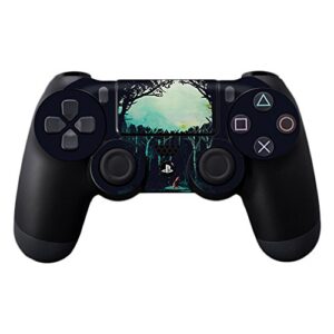 mightyskins skin compatible with sony ps4 controller - deep in the forest | protective, durable, and unique vinyl decal wrap cover | easy to apply, remove, and change styles | made in the usa