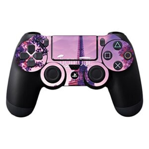 mightyskins skin compatible with sony ps4 controller - bonjour | protective, durable, and unique vinyl decal wrap cover | easy to apply, remove, and change styles | made in the usa