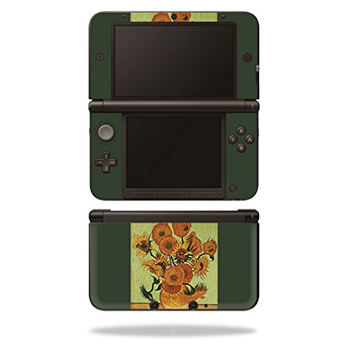 MightySkins Skin Compatible with Nintendo 3DS XL - Van Gogh Sunflowers | Protective, Durable, and Unique Vinyl Decal wrap Cover | Easy to Apply, Remove, and Change Styles | Made in The USA