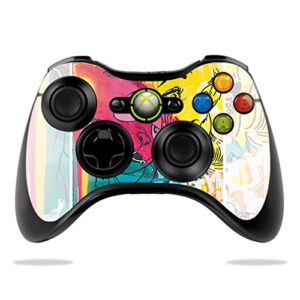 mightyskins skin compatible with microsoft xbox 360 controller - play it cool | protective, durable, and unique vinyl decal wrap cover | easy to apply, remove, and change styles | made in the usa