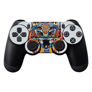 mightyskins skin compatible with sony ps4 controller - patterned wolf | protective, durable, and unique vinyl decal wrap cover | easy to apply, remove, and change styles | made in the usa