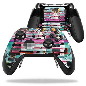 mightyskins skin compatible with microsoft xbox one elite controller - penguin party | protective, durable, and unique vinyl wrap cover | easy to apply, remove, and change styles | made in the usa