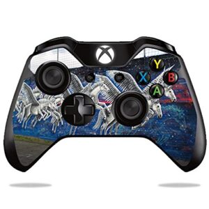 mightyskins skin compatible with microsoft xbox one or one s controller - pegasus herd | protective, durable, and unique vinyl wrap cover | easy to apply, remove, and change styles | made in the usa