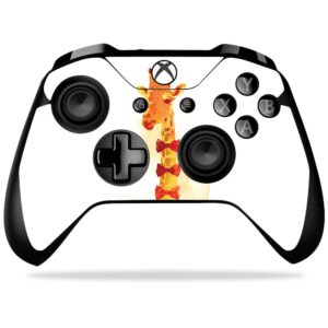 mightyskins skin compatible with microsoft xbox one x controller - elegant giraffe | protective, durable, and unique vinyl wrap cover | easy to apply, remove, and change styles | made in the usa