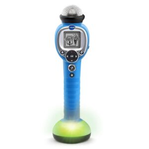 vtech kidi star music magic microphone, blue