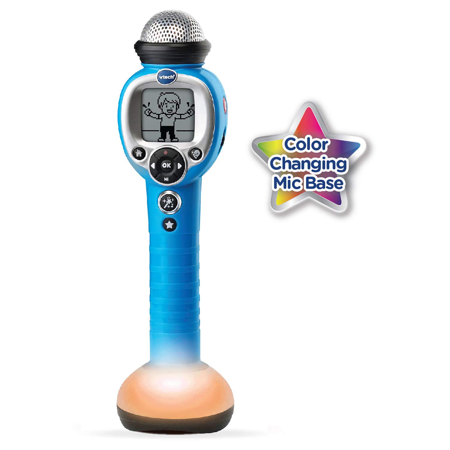 VTech Kidi Star Music Magic Microphone, Blue