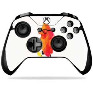 mightyskins skin compatible with microsoft xbox one x controller - punk bird | protective, durable, and unique vinyl decal wrap cover | easy to apply, remove, and change styles | made in the usa