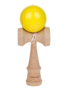 kendama kraze beech wooden toy -extra string (yellow)