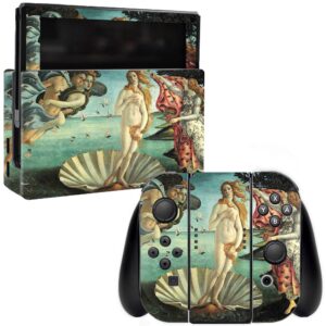 mightyskins skin compatible with nintendo switch - birth of venus | protective, durable, and unique vinyl decal wrap cover | easy to apply, remove, and change styles | made in the usa