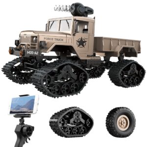 remoking rc hobby toys military truck off-road sport cars 4wd 2.4ghz all terrain vehicle with wi-fi hd camera gifts for kids and adults