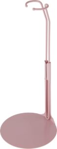 kaiser doll stand 2295 - pink pastel doll stand for 11" to 12" small-waisted fashion dolls, 6-pack