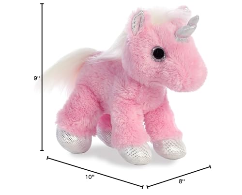 Aurora® Enchanting Sparkle Tales™ Blossom Unicorn Stuffed Animal - Magical Adventures - Endless Play - Pink 12 Inches