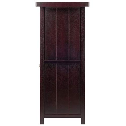 Winsome Macon Bar Wine Cabinet, Espresso