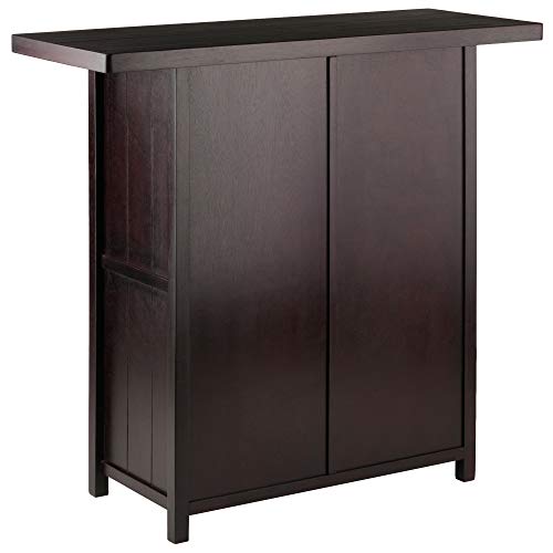 Winsome Macon Bar Wine Cabinet, Espresso