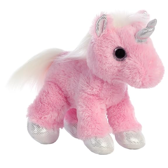 Aurora® Enchanting Sparkle Tales™ Blossom Unicorn Stuffed Animal - Magical Adventures - Endless Play - Pink 12 Inches