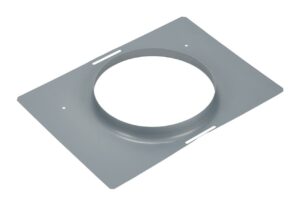 whirlpool w10388168 range hood 7" damper mounting plate