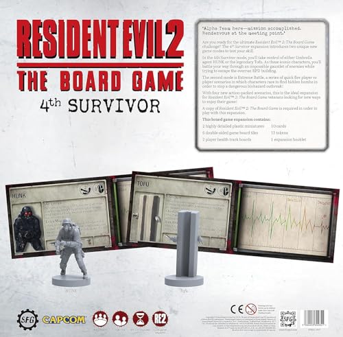 Resident Evil 2 The Board Game: - 4th Survivor Expansion