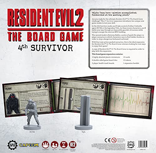 Resident Evil 2 The Board Game: - 4th Survivor Expansion