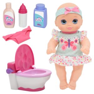 new adventures - little darlings - it's my potty 10 inch doll with potty chair, (3518)