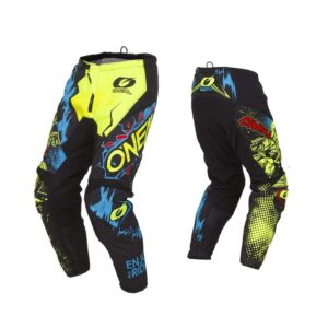 oneal 2021 youth element villain pant - neon yellow - youth 26