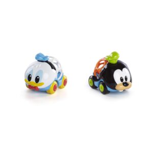 disney baby go grippers donald & goofy push cars from oball, ages 12 months +