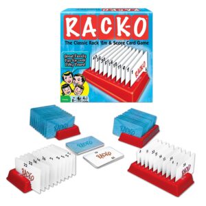 rack-o, retro package card game