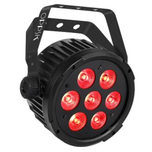 oppsk led par stage light - rgbwa 70w 7led stage par light sound activated auto play by remote & dmx control uplighting for events birthday wedding party church music live show concert dj lighting