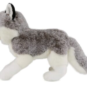 Ice King Bear Lifelike Siberian Husky Stuffed Animal - Plush Toy - 13 Inches Length (Original)