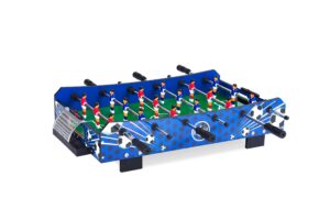 kick squire 33" compact mini tabletop foosball table