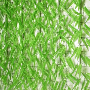 Sunrisee 50pcs Artificial Willow Vines Greenery Garland Silk Fake Rattan Leaves for Garden Wedding Home Wall Decor