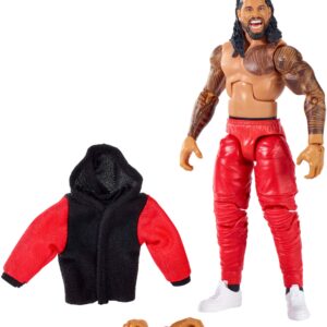 WWE Jimmy Uso Elite Collection Deluxe Action Figure with Realistic Facial Detailing, Iconic Ring Gear & Accessories