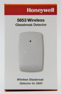 honeywell 5853 wireless glassbreak detector w/mounting tape