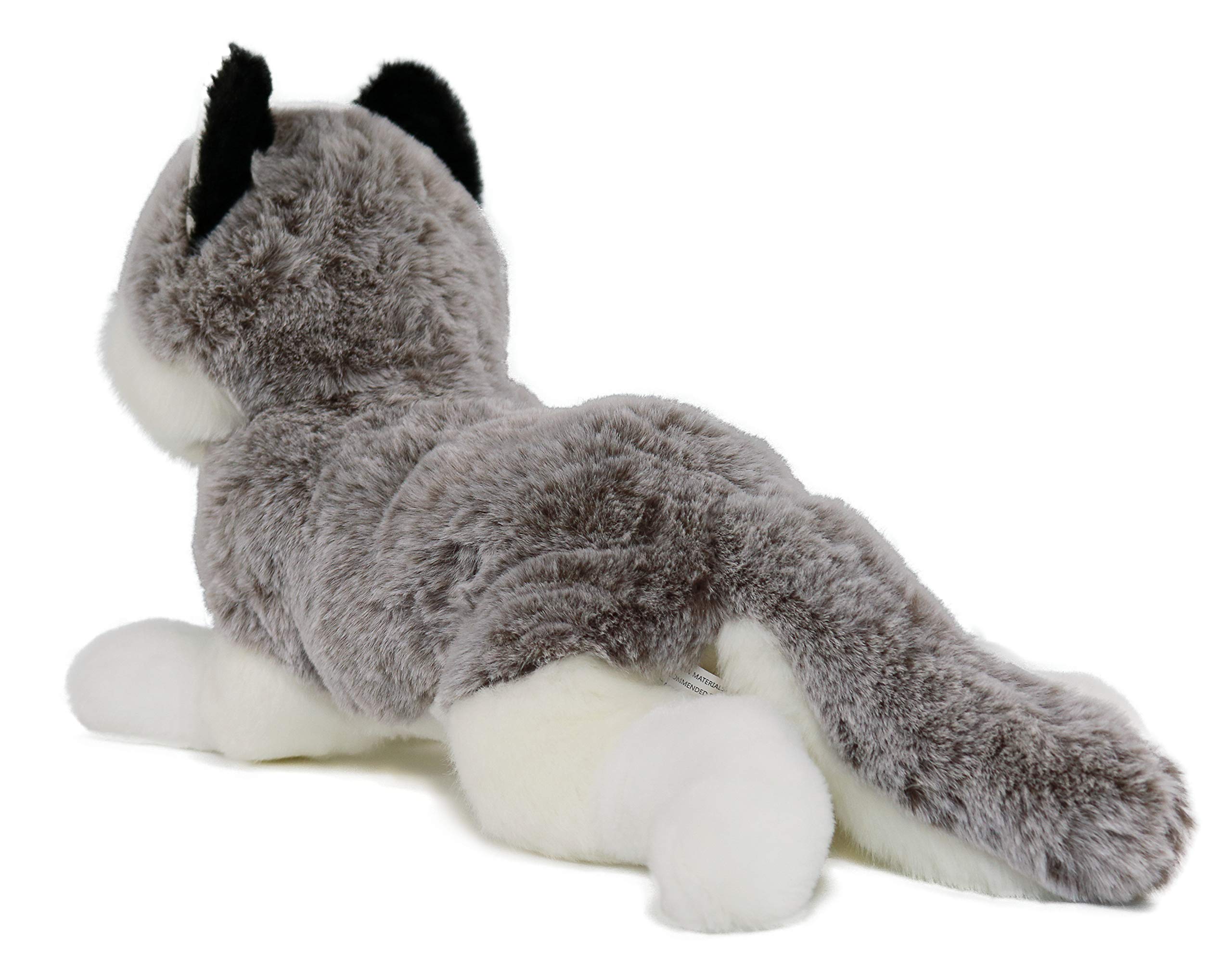 Ice King Bear Lifelike Siberian Husky Stuffed Animal - Plush Toy - 13 Inches Length (Original)