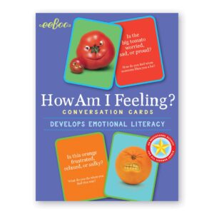 eeboo's how am i feeling? conversation flashcards for kids