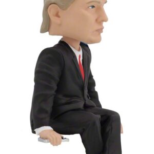 Royal Bobbles Donald Trump Media Computer Sitter Collectible Bobblehead Statue