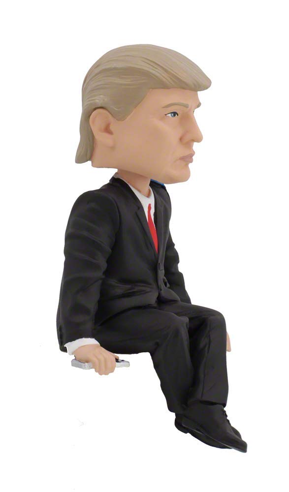 Royal Bobbles Donald Trump Media Computer Sitter Collectible Bobblehead Statue