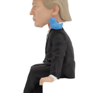 Royal Bobbles Donald Trump Media Computer Sitter Collectible Bobblehead Statue