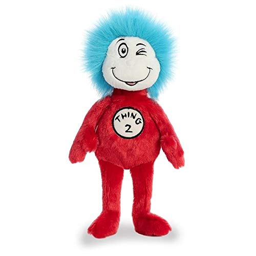 Aurora Plush Bundle of 2, 12" Thing 1 & Thing 2, Multicolor