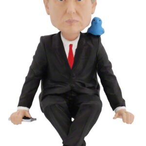 Royal Bobbles Donald Trump Media Computer Sitter Collectible Bobblehead Statue