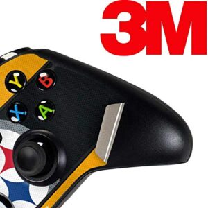 Skinit Decal Gaming Skin Compatible with Xbox One Controller - Officially Licensed NFL Pittsburgh Steelers Zone Block Design