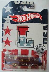 hot wheels stars & stripes 50the edition, red '69 dodge coronet superbee 9/10