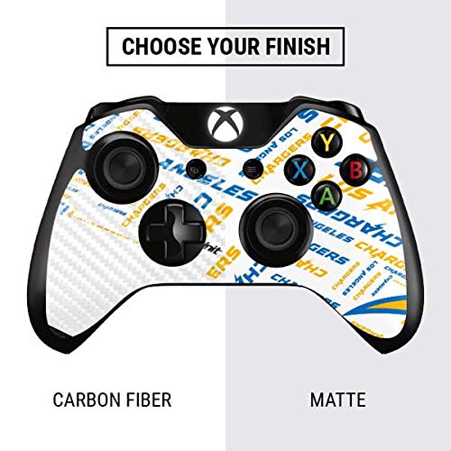 Skinit Decal Gaming Skin Compatible with Xbox One Controller - Officially Licensed NFL Los Angeles Chargers White Blast Design